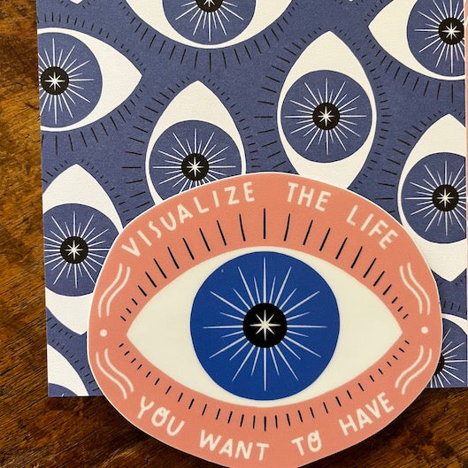 Visualize The Life You Want To Have Greeting Card - The Paper Seahorse